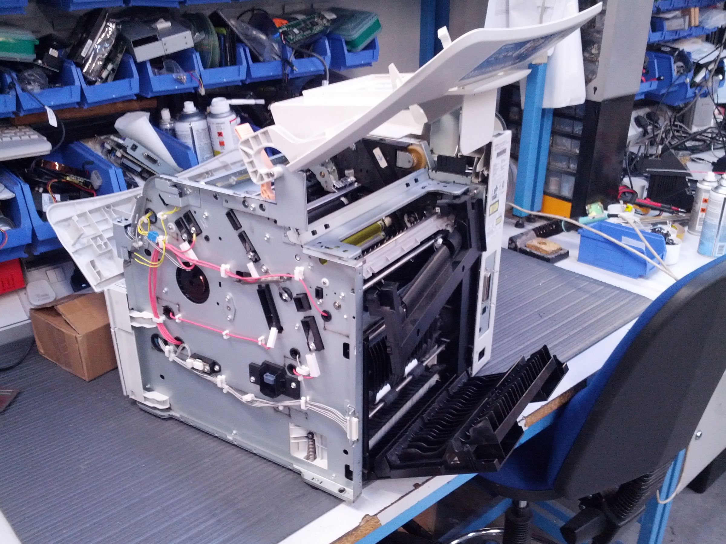 Harvesting Parts From a Laser Printer : 10 Steps (with Pictures ...