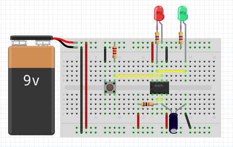 555 Timer Mono-stable and Bi-stable Modes : 3 Steps - Instructables