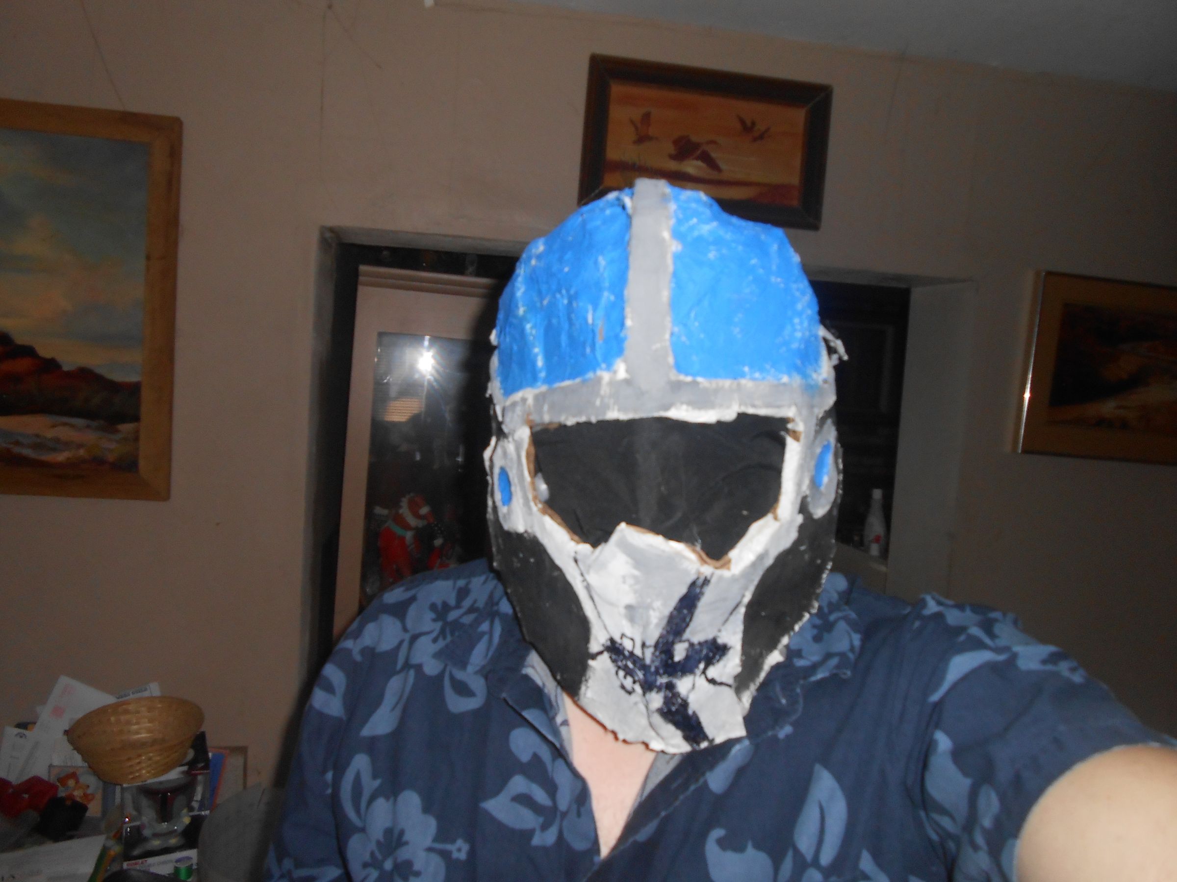Taskmaster Mask With Cardboard : 4 Steps - Instructables