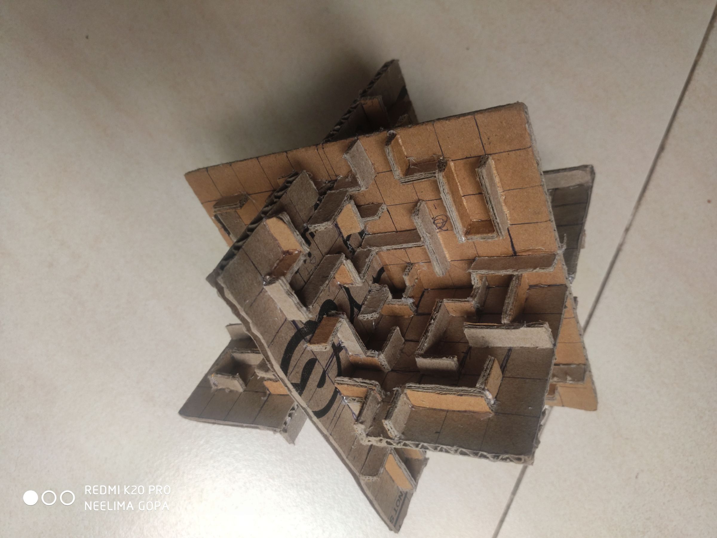 3D Cardboard Labyrinth Maze : 19 Steps (with Pictures) - Instructables