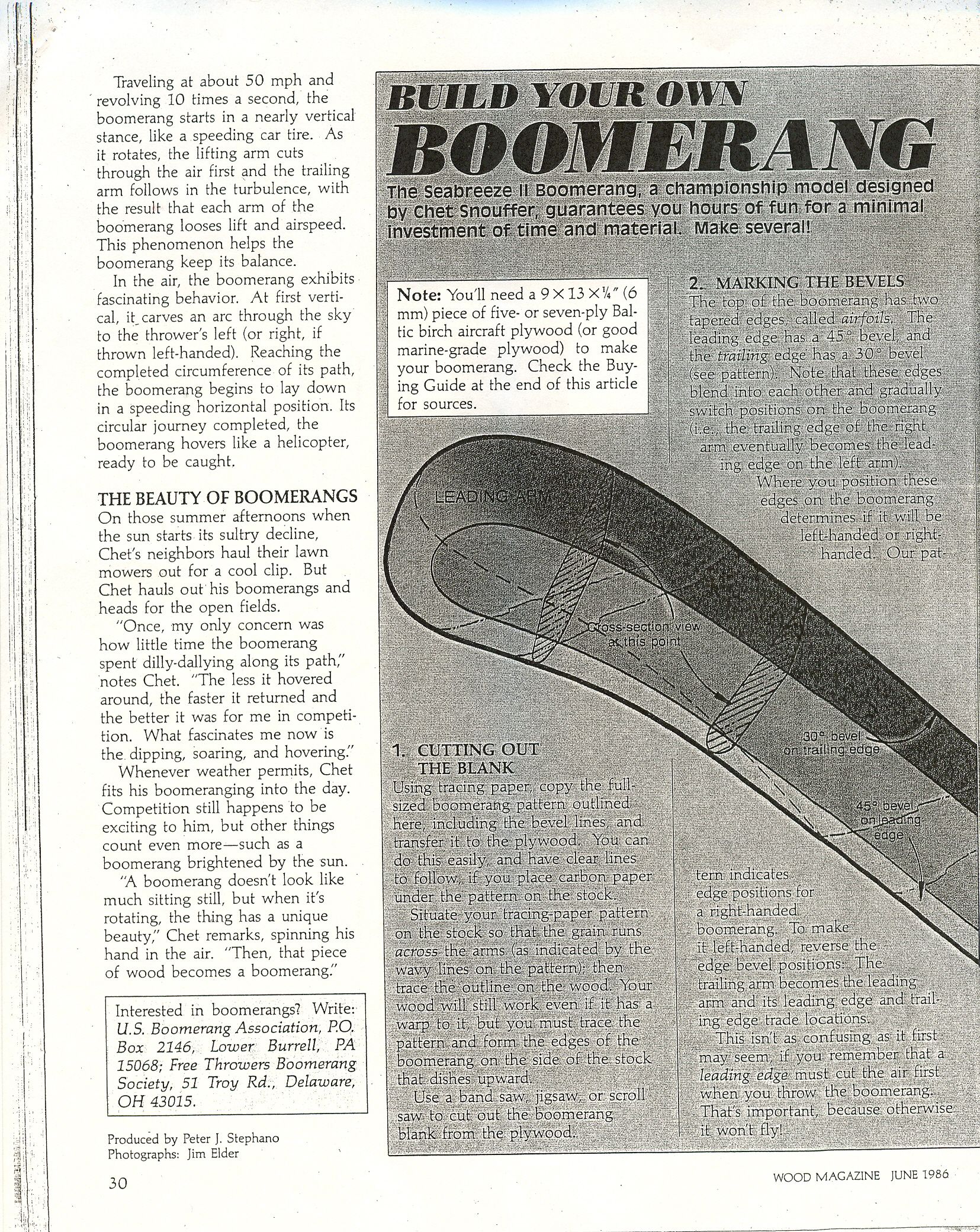 Make a Boomerang That Actually Comes Back! : 10 Steps (with Pictures ...