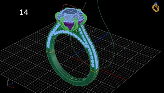 Custom Platinum Engagement Ring- From CAD to Finish : 15 Steps ...