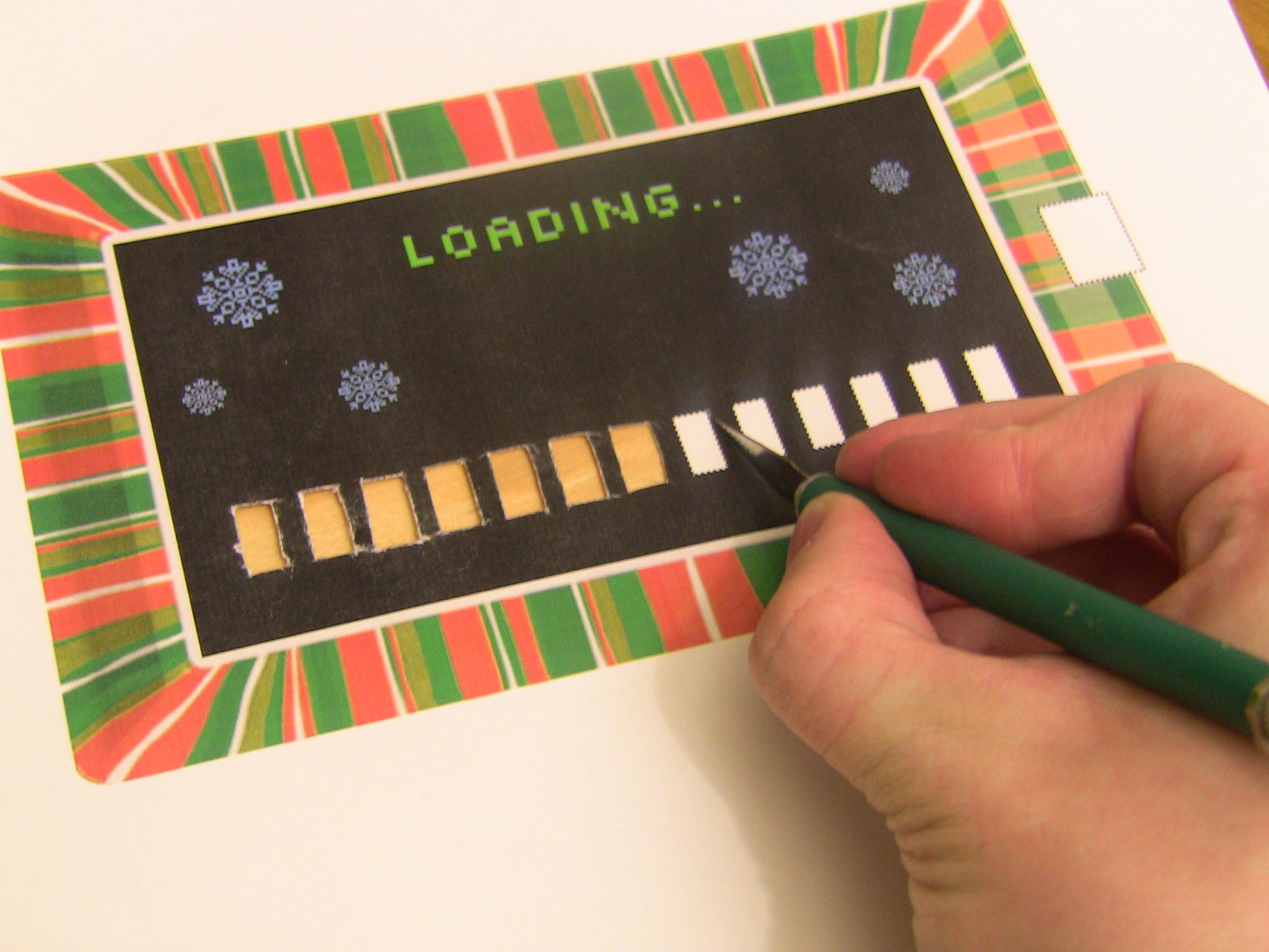 "Loading" Christmas Card : 5 Steps (with Pictures) - Instructables