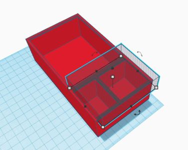 How to Make a Sliding Lid Compartment Box in Tinkercad : 13 Steps (with ...