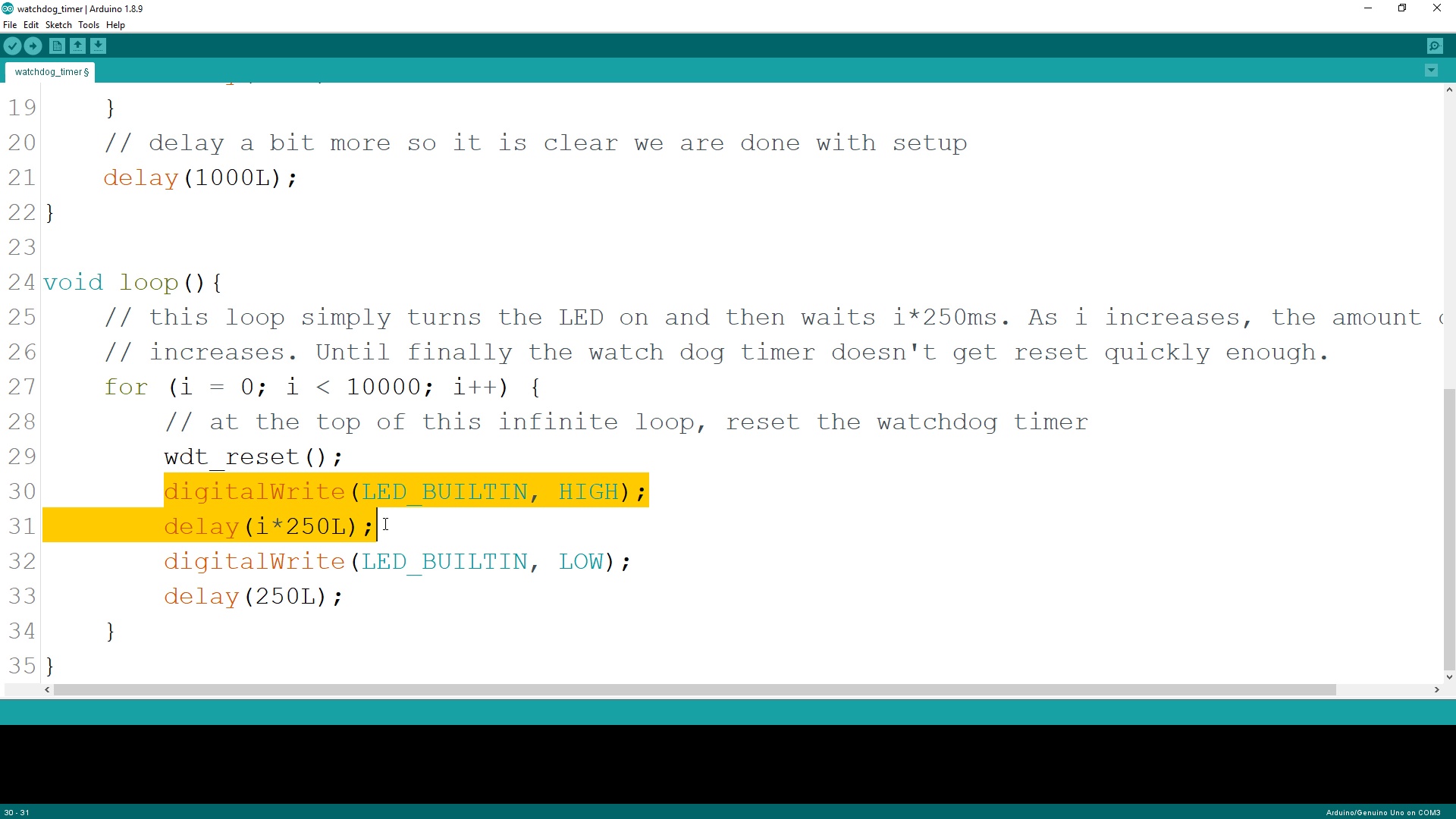 The Arduino Hang Guardian - Arduino Watchdog Timer Tutorial : 6 Steps ...