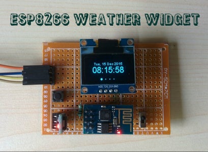 ESP8266 Weather Widget V1.0 : 9 Steps (with Pictures) - Instructables