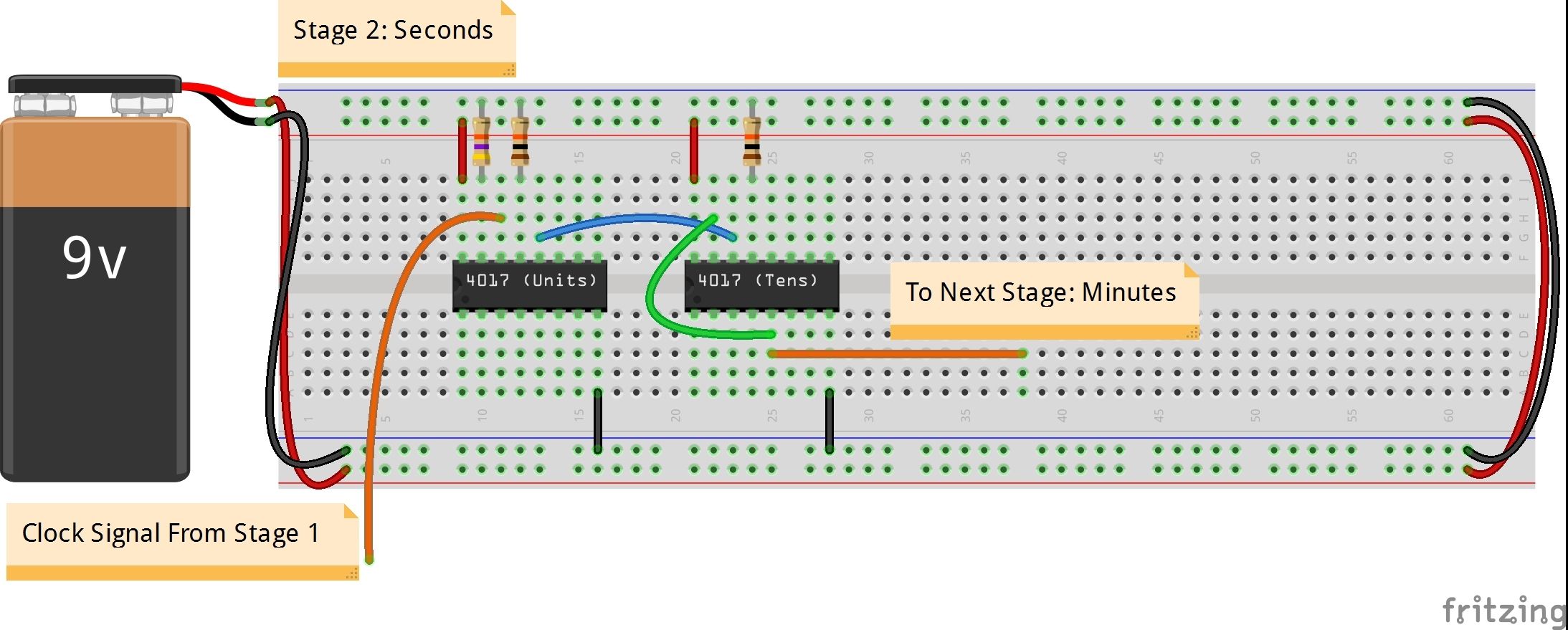 LED Clock Using 555 and 4017 (No Programming Needed) : 8 Steps (with ...