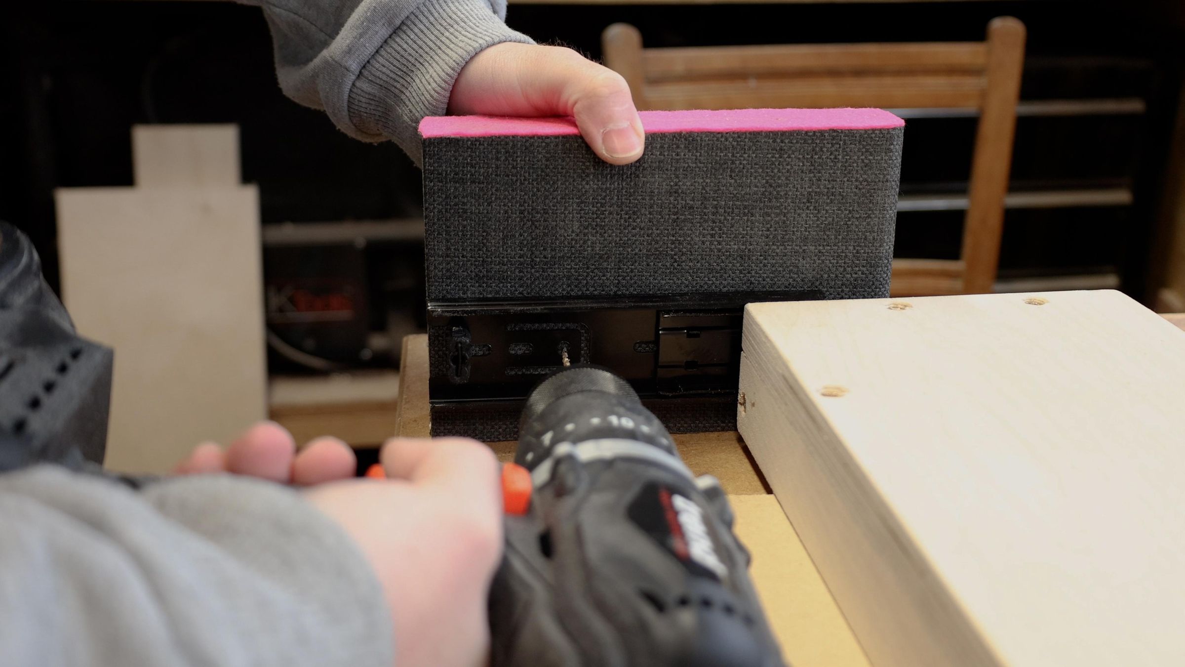 How to Make a Storage Shelf for a Desk - DIY Monitor Stand : 6 Steps ...