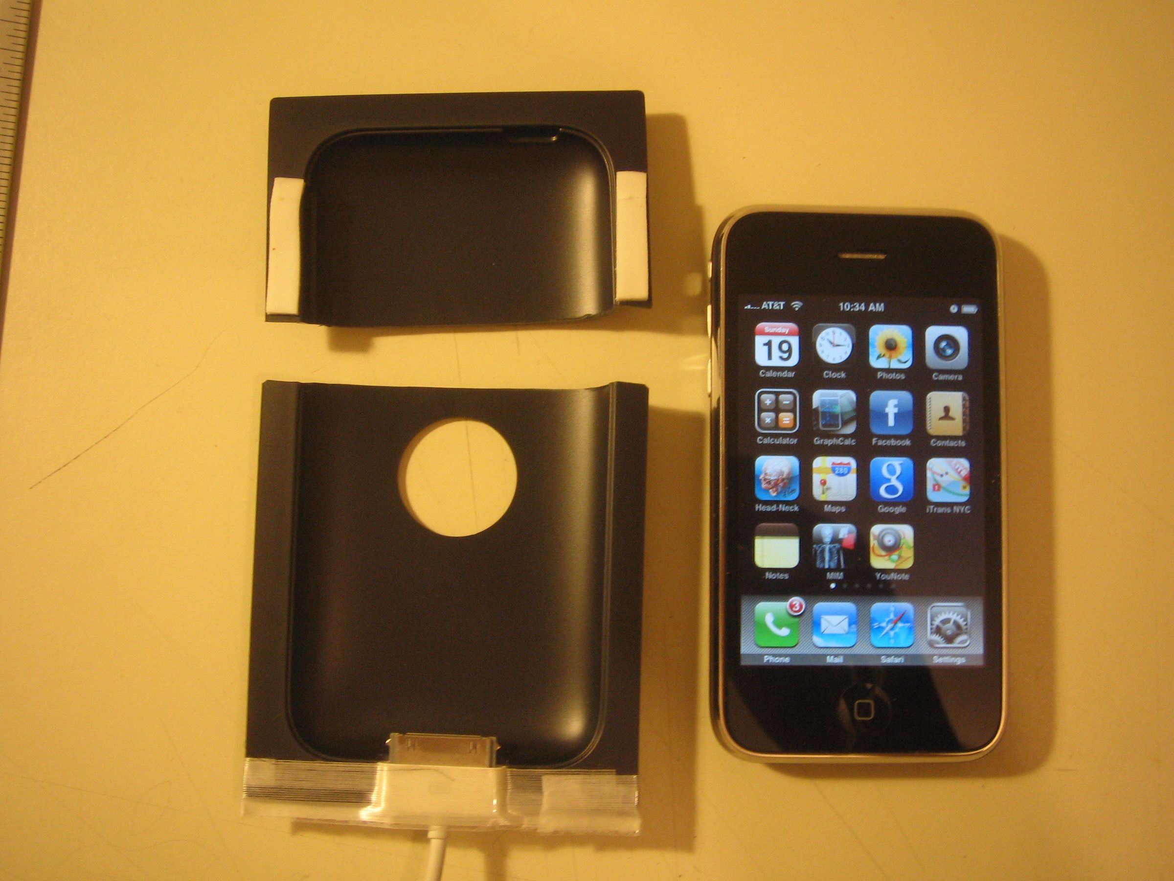 DIY Iphone Dock Using Only the Package Material : 8 Steps - Instructables