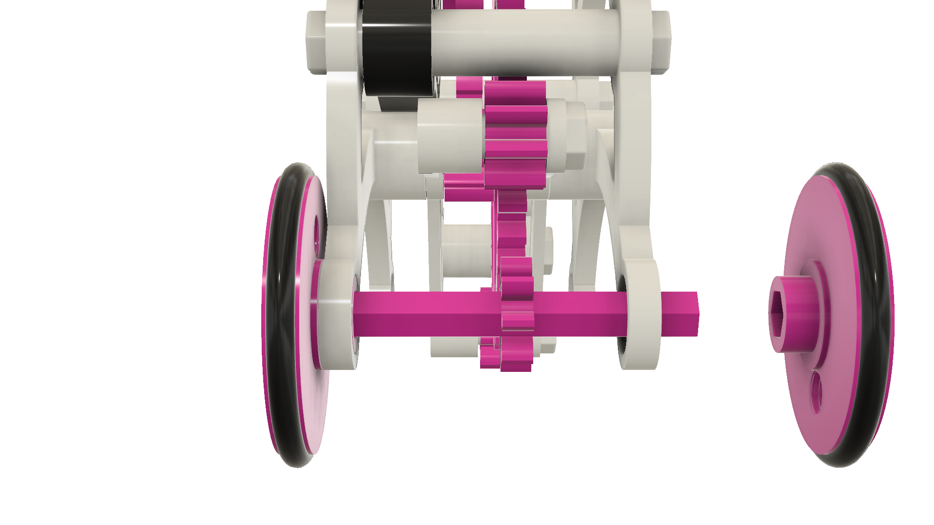 Windup Bunny 2 With a PLA Spring Motor and Floating Pinion Drive : 5 ...