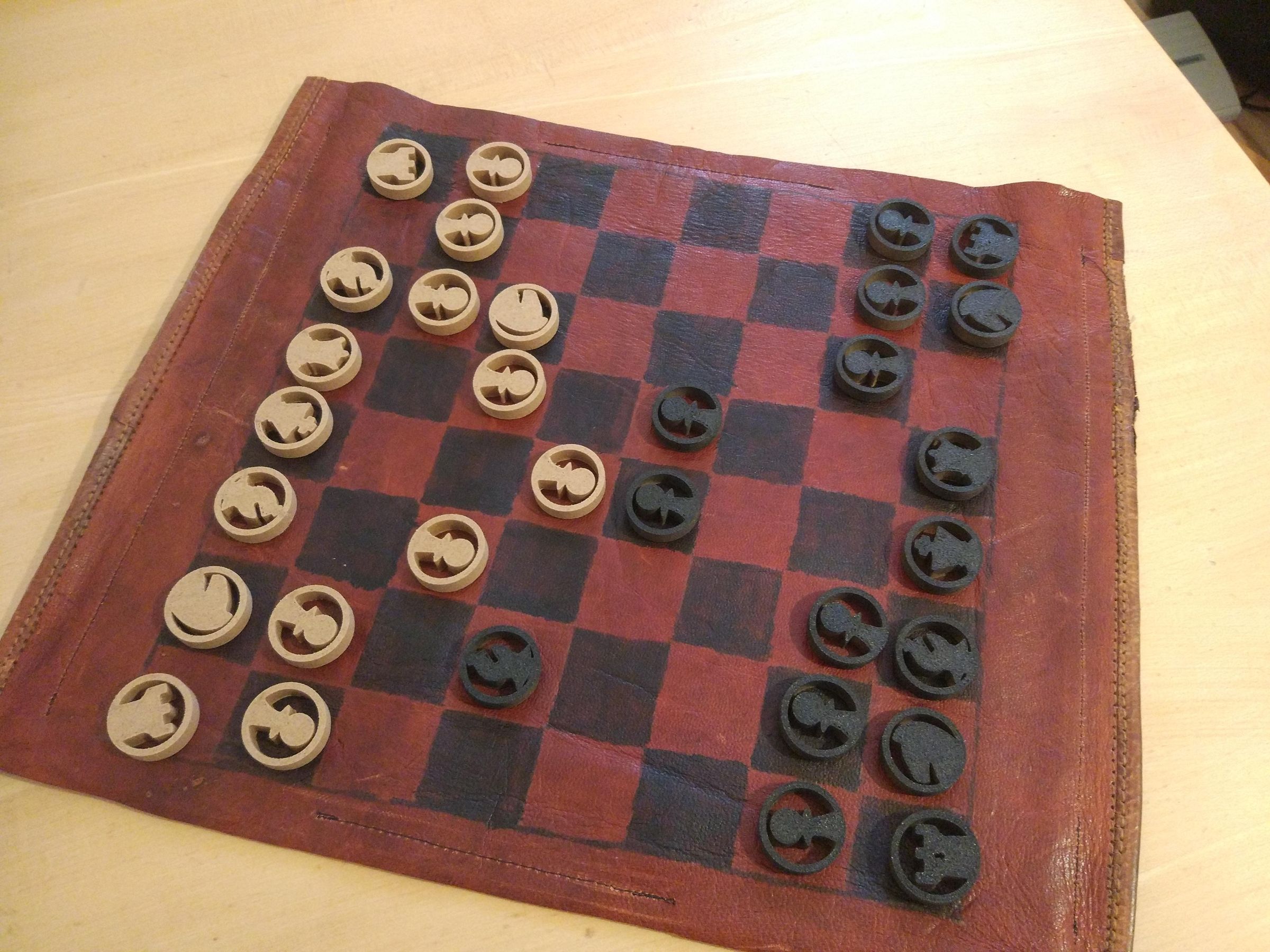 Leather Travel Chess Board : 3 Steps (with Pictures) - Instructables