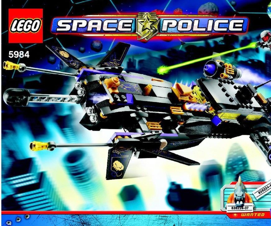 LEGO Space Police - Lunar Limo (5984) MOC - Instructables