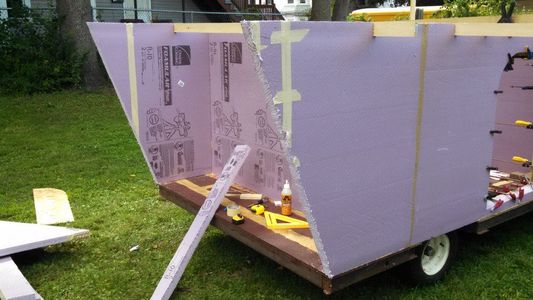 Mercury Foam Teardrop, How to Build a Foam Teardrop Trailer. Rot Proof ...