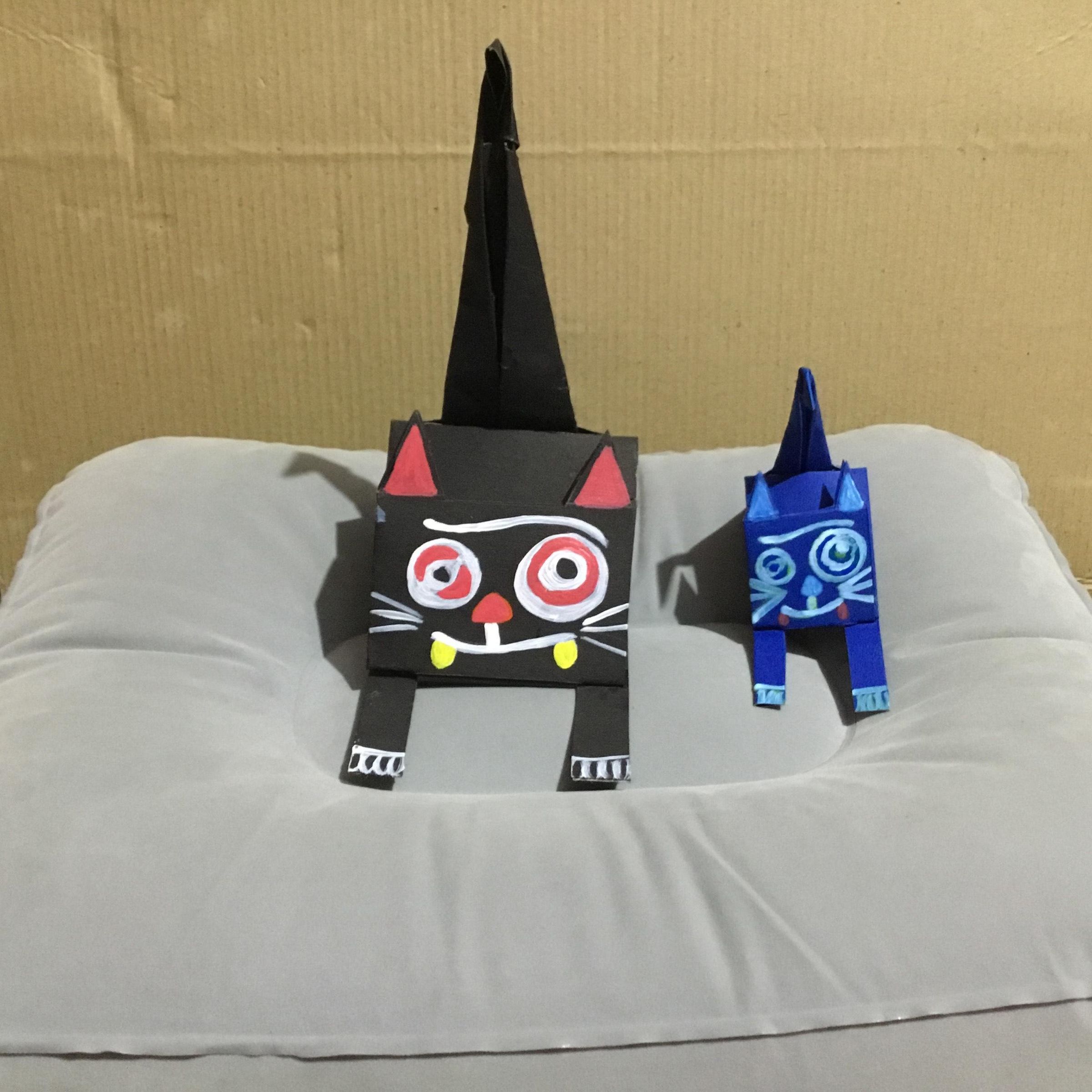 Free Halloween Black Cat-A-Pult Papercraft : 8 Steps (with Pictures ...