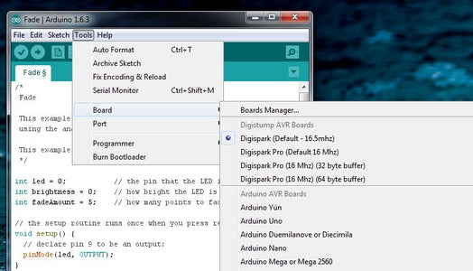 Adding Digispark (with Bootloader) Support to Existing Arduino 1.6.x IDE : 4 Steps - Instructables