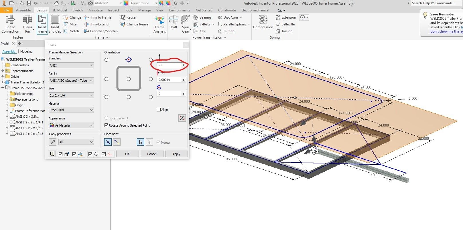 Overview: Autodesk Inventor Frame Generator Trailer : 29 Steps ...