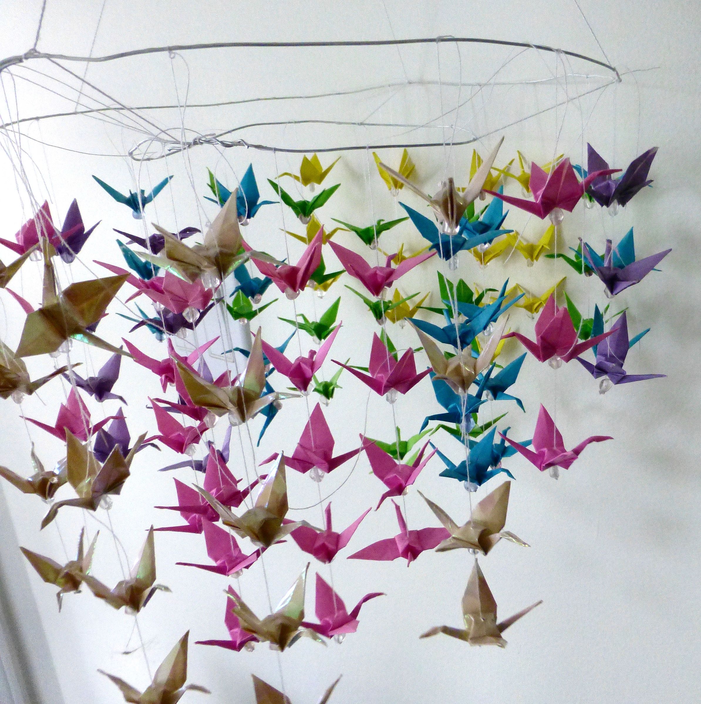 Colourful Crane Mobile : 4 Steps (with Pictures) - Instructables