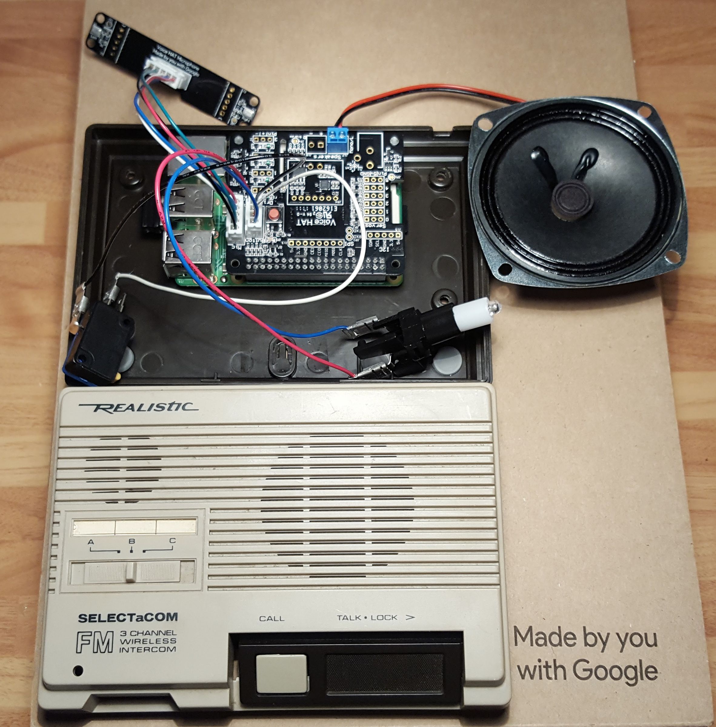 1986 Google Pi Intercom : 8 Steps (with Pictures) - Instructables