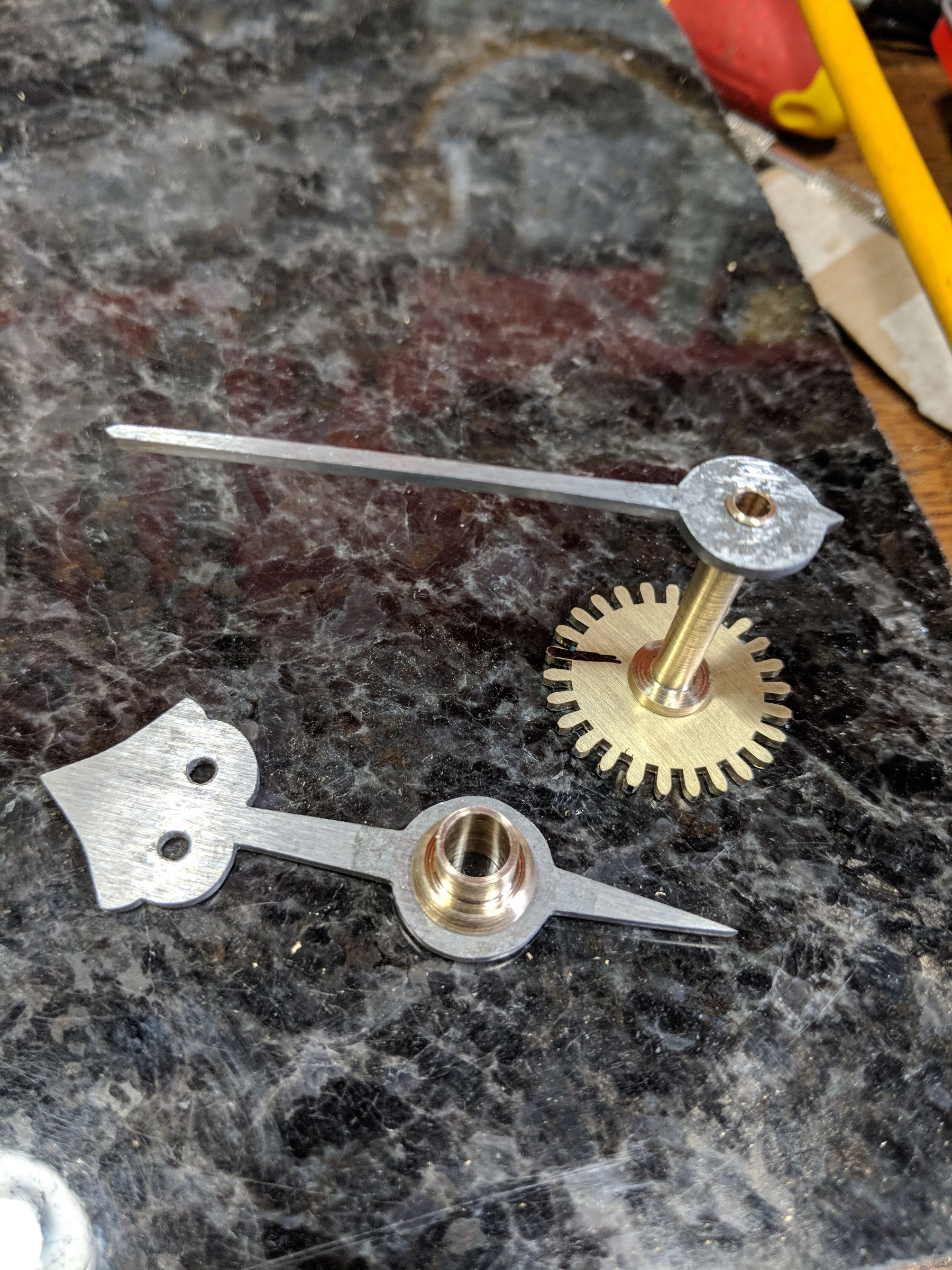 Making a Wall Hanging Brass Mechanical Alarm Clock in the Home Machine ...