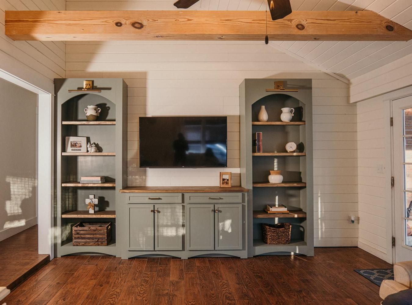 Modern Farmhouse Entertainment Center : 14 Steps (with Pictures ...