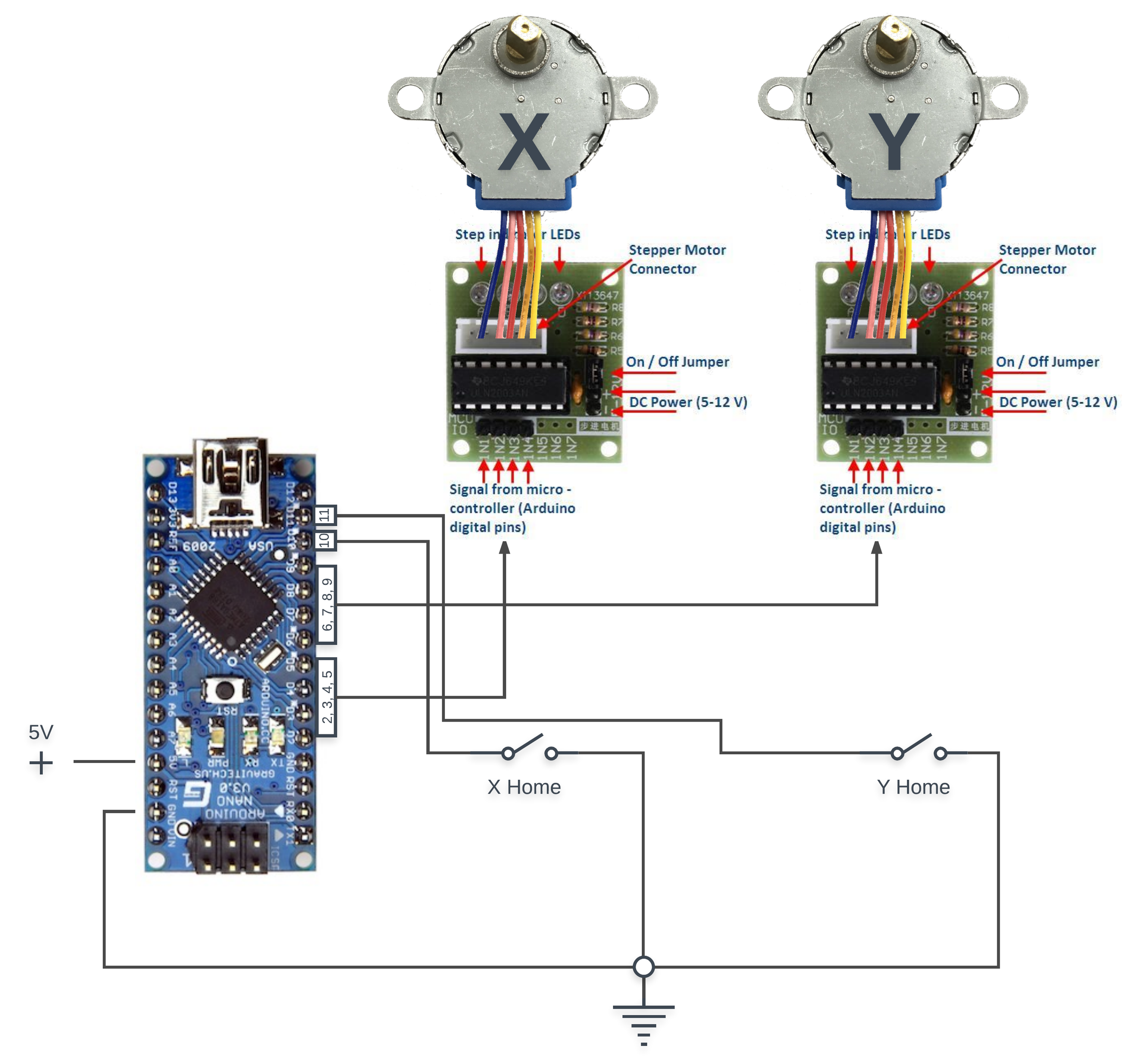 3D Printed Laser XY Scanner - Draw, Cut, Engrave, or Scan : 15 Steps ...