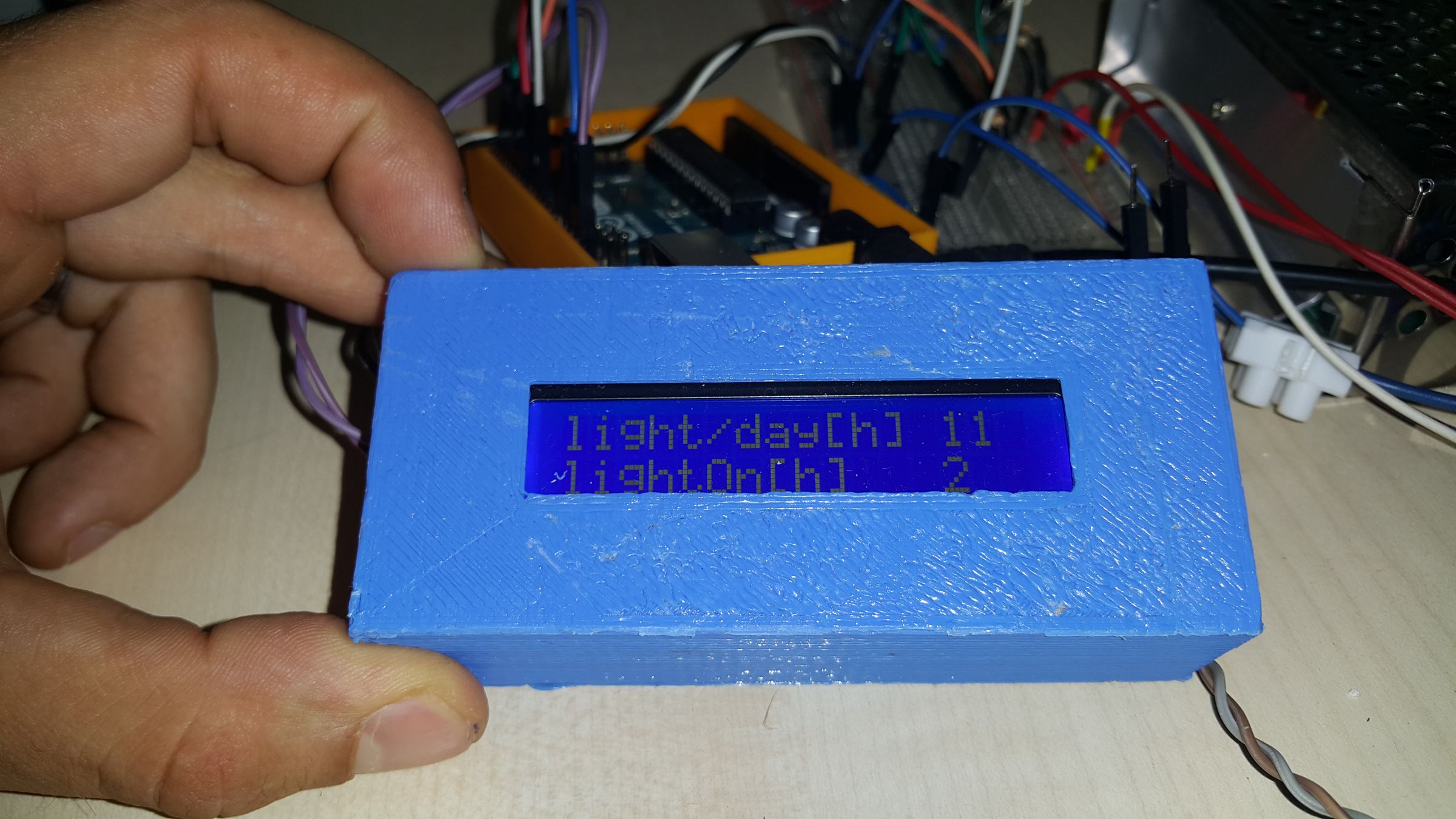 Arduino UNO, LCD 16x02 and Rotary Encoder Controlled Plant Environment ...