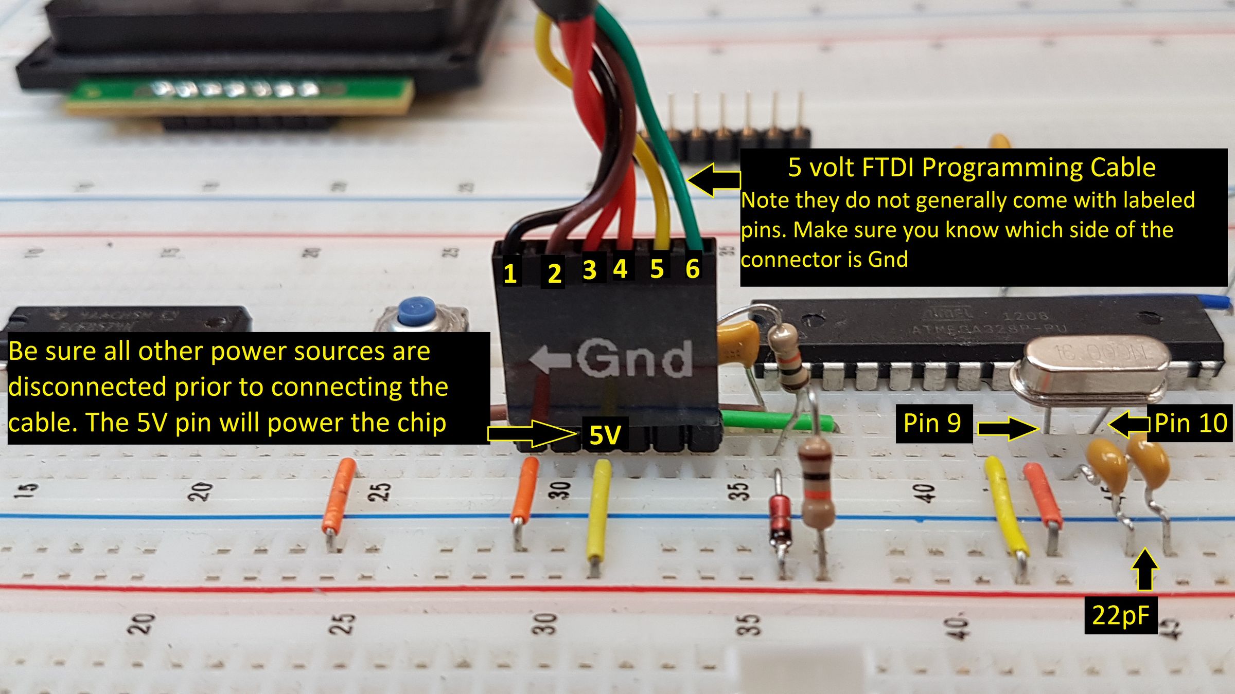 Mega328 With LCD, Keypad and FTDI In-circuit Programming : 18 Steps ...