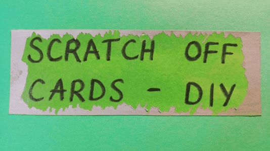 Scratch Off Cards From Scratch! : 7 Steps (with Pictures) - Instructables