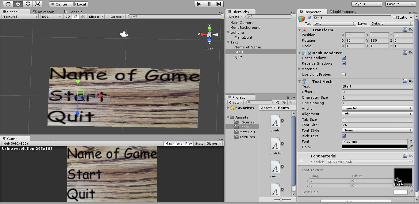 How to Make a Main Menu in Unity : 8 Steps - Instructables