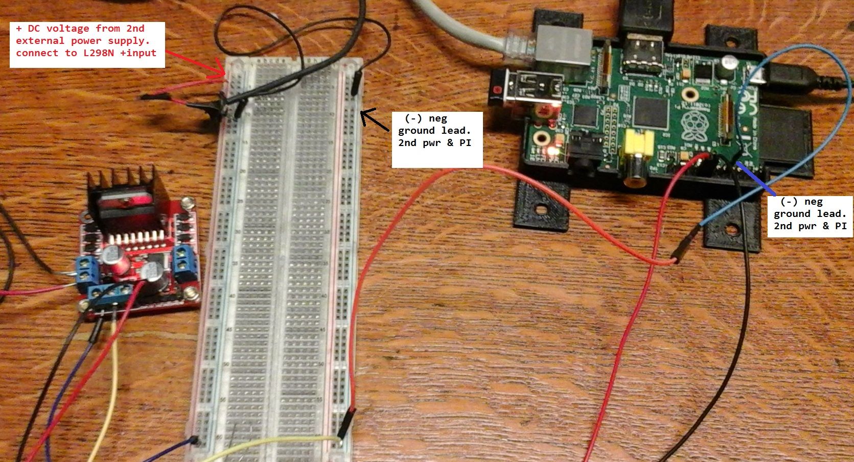 Raspberry PI L298N Dual H Bridge DC Motor : 5 Steps - Instructables