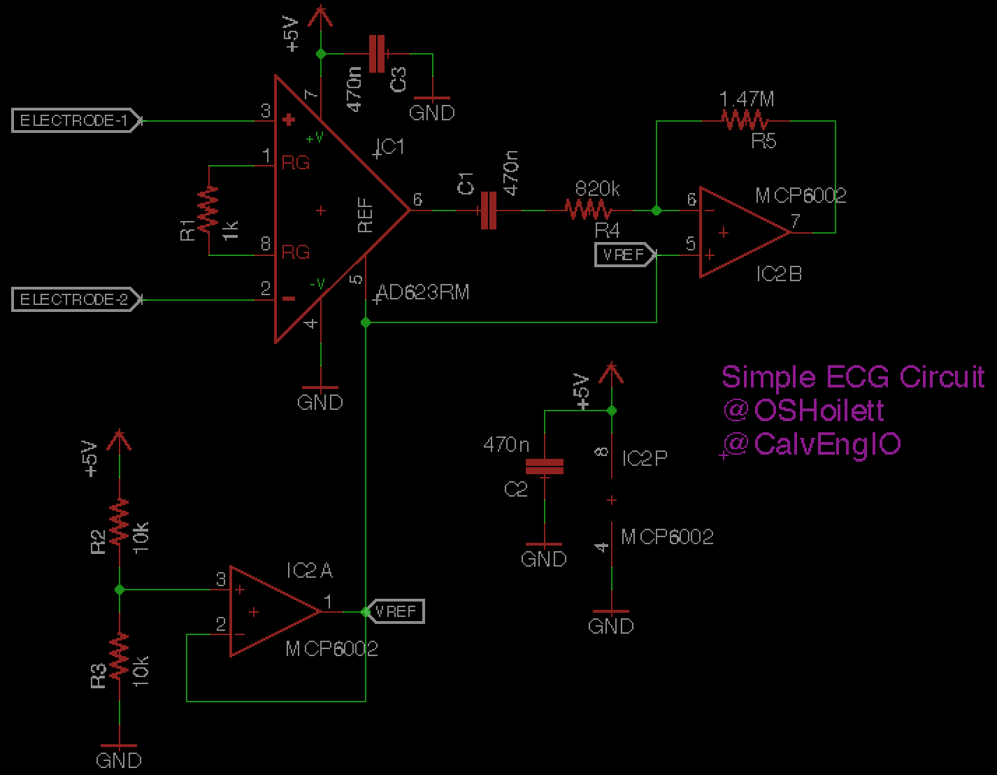Super Simple Electrocardiogram (ECG) Circuit : 11 Steps (with Pictures ...