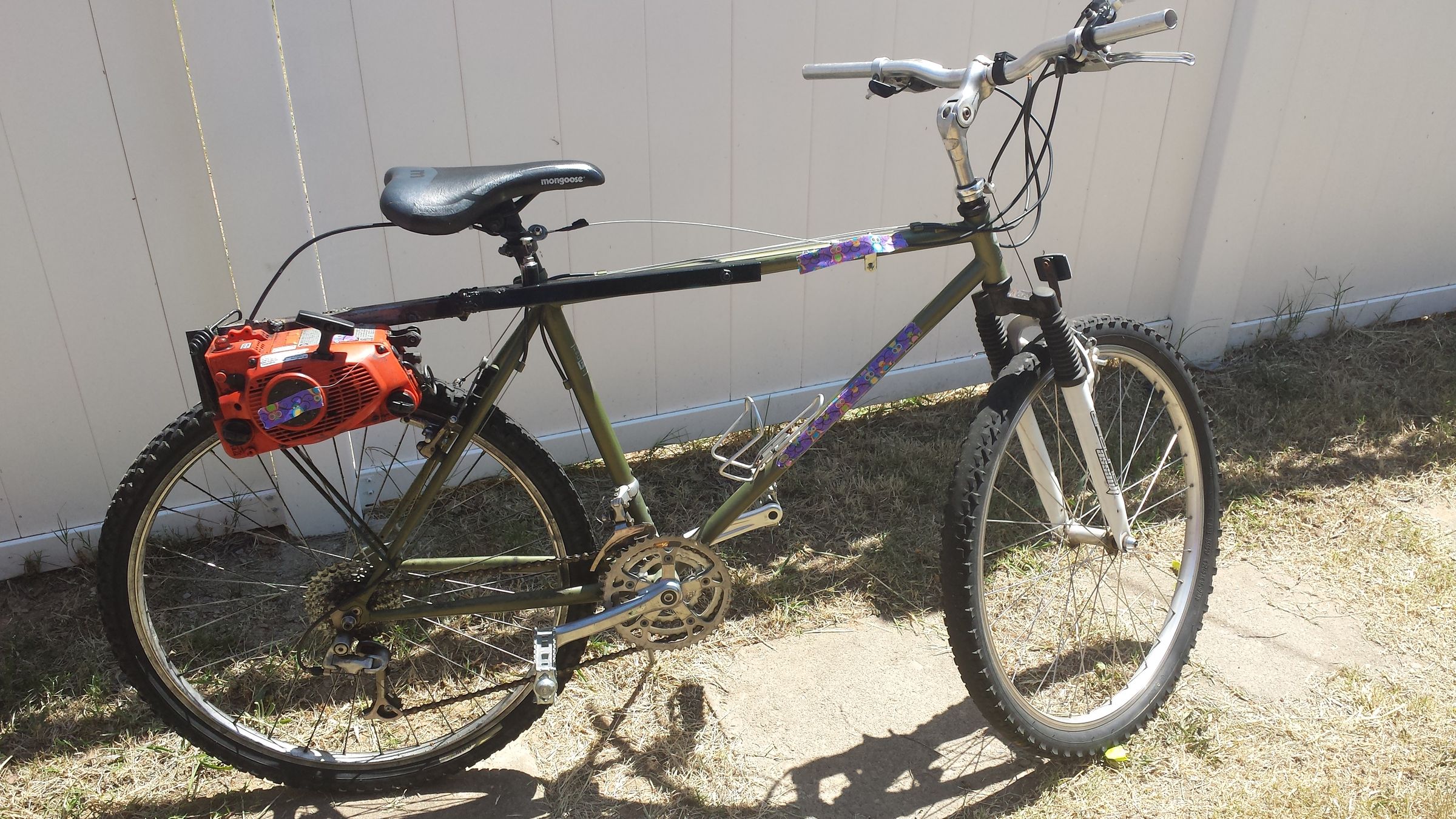 Chainsaw Bike!!!! : 7 Steps (with Pictures) - Instructables