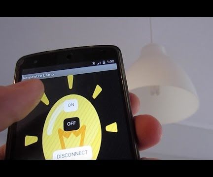 Arduino - Android Bluetooth Controlled Lamp : 9 Steps - Instructables