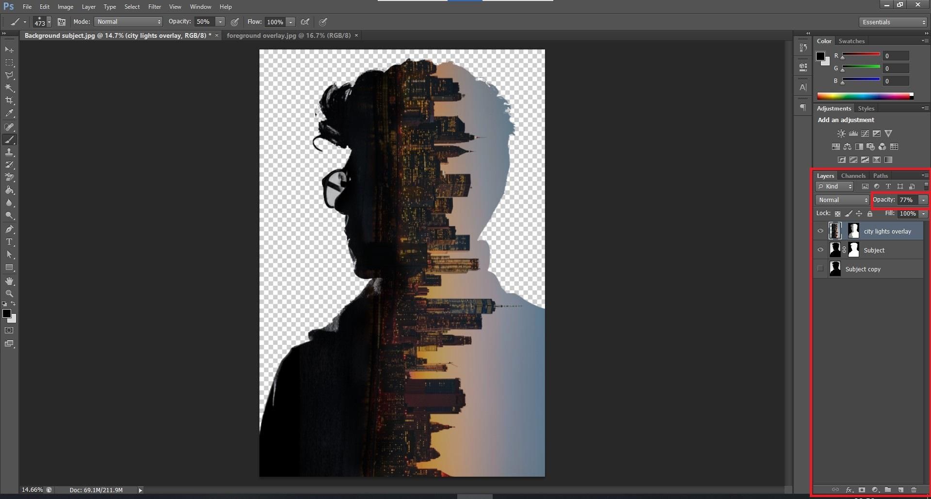 How to Make Easy Double-exposure Photos in Photoshop : 9 Steps (with ...