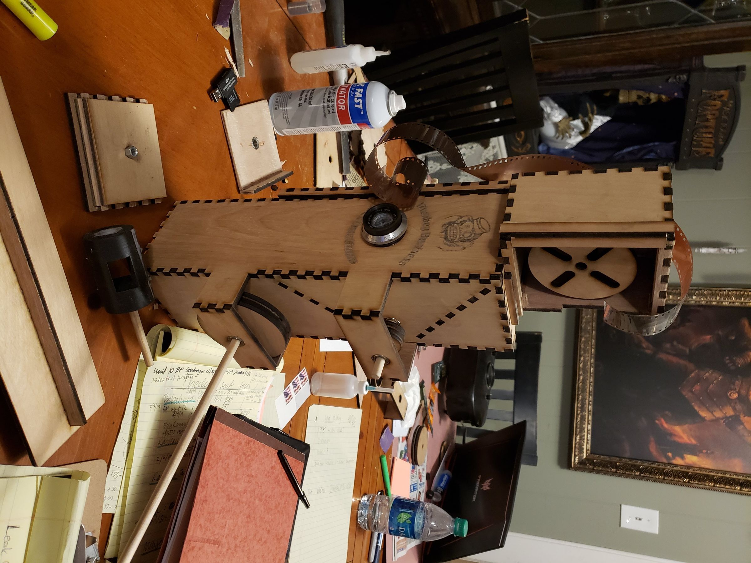 Working Hand Cranked 35mm Motion Picture Movie Camera : 9 Steps (with ...