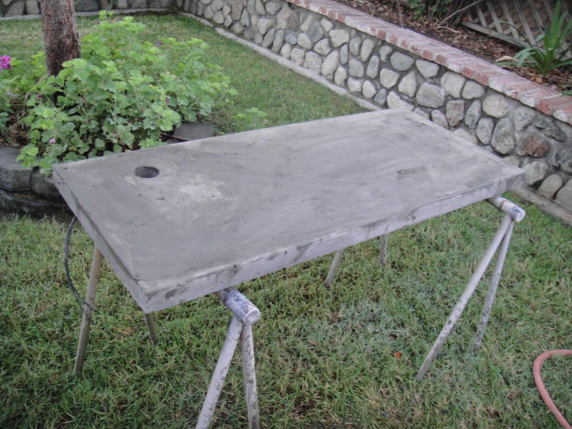 How to Build a Polished Concrete Desk : 9 Steps (with Pictures ...