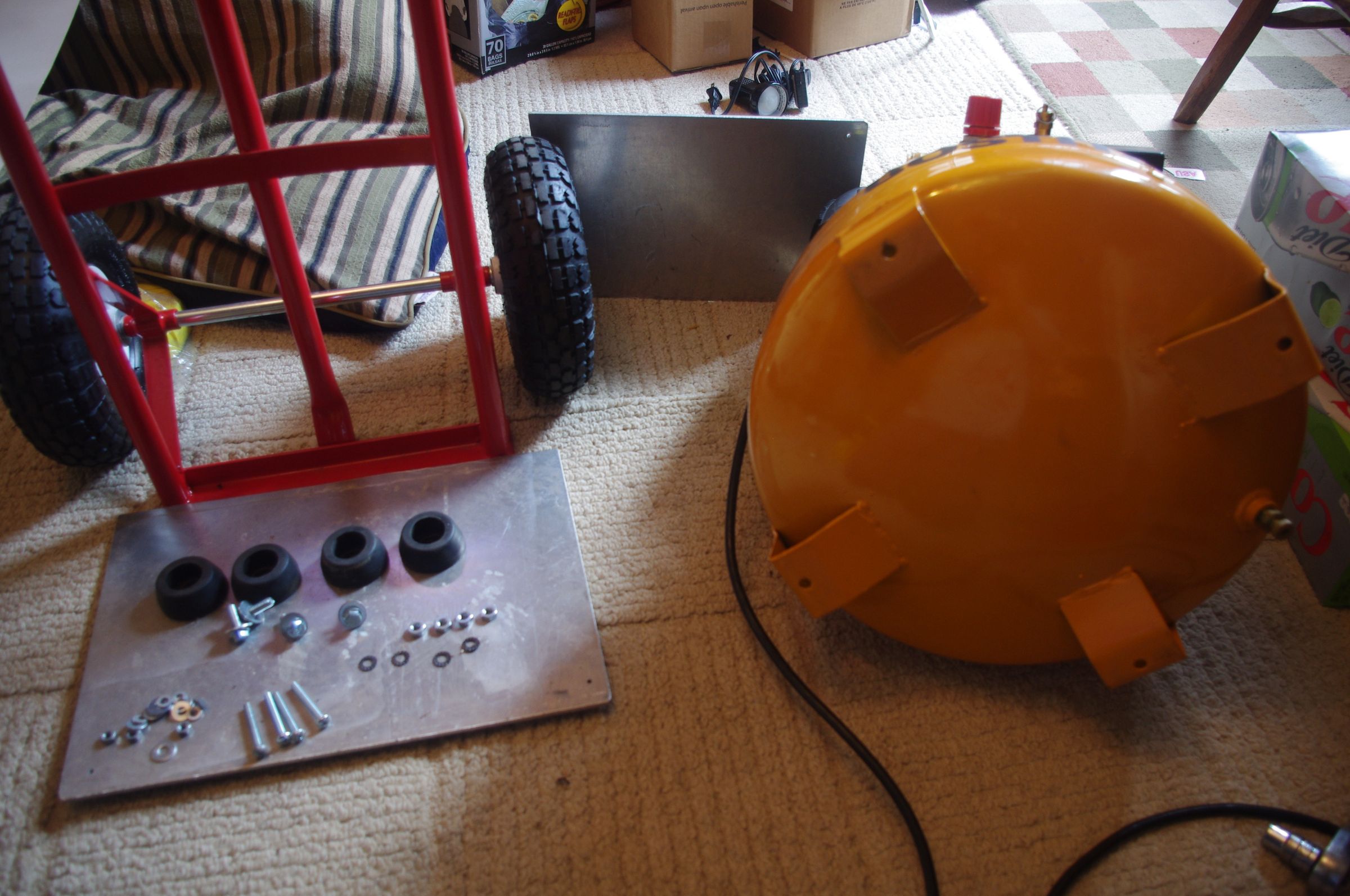 Mobile Compressor Cart for Under $50 : 7 Steps (with Pictures ...
