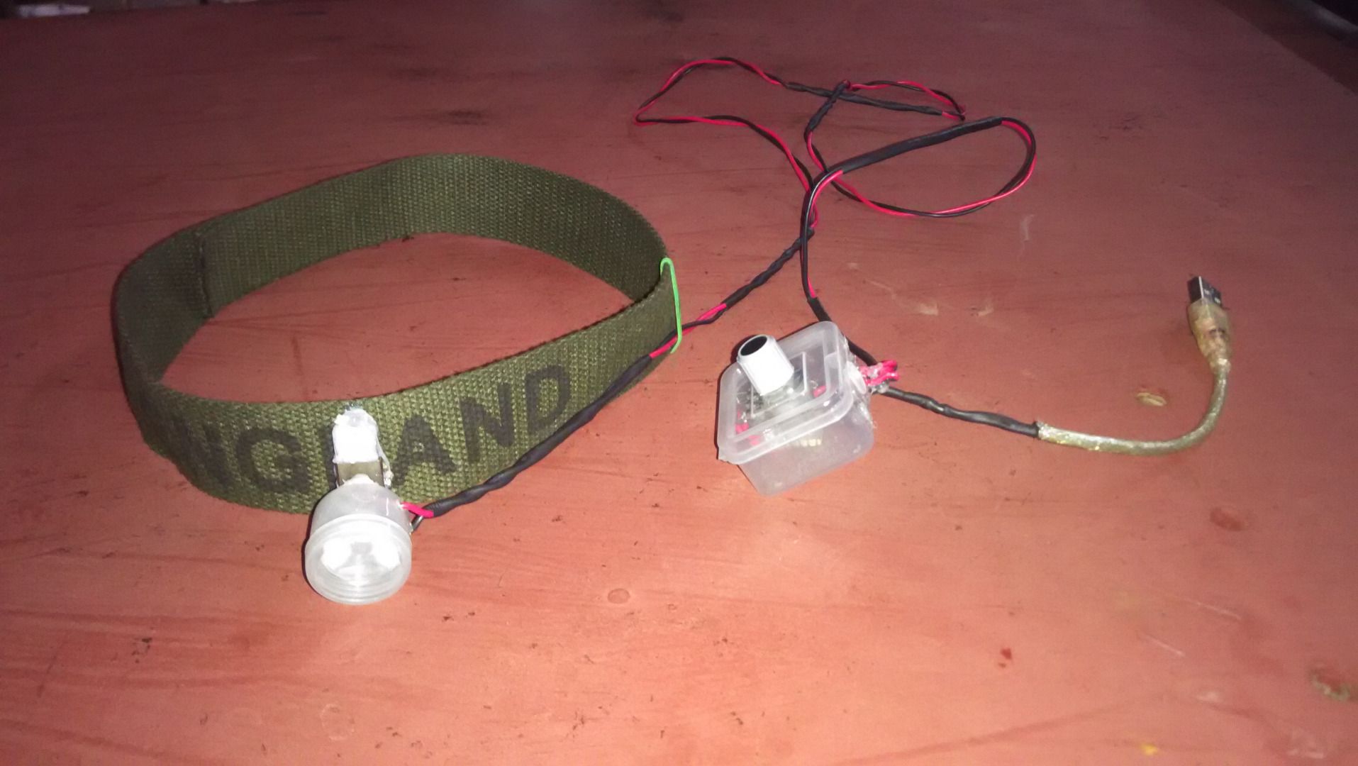 Make Your Own USB Rechargeable LED Headlight Torch : 4 Steps ...