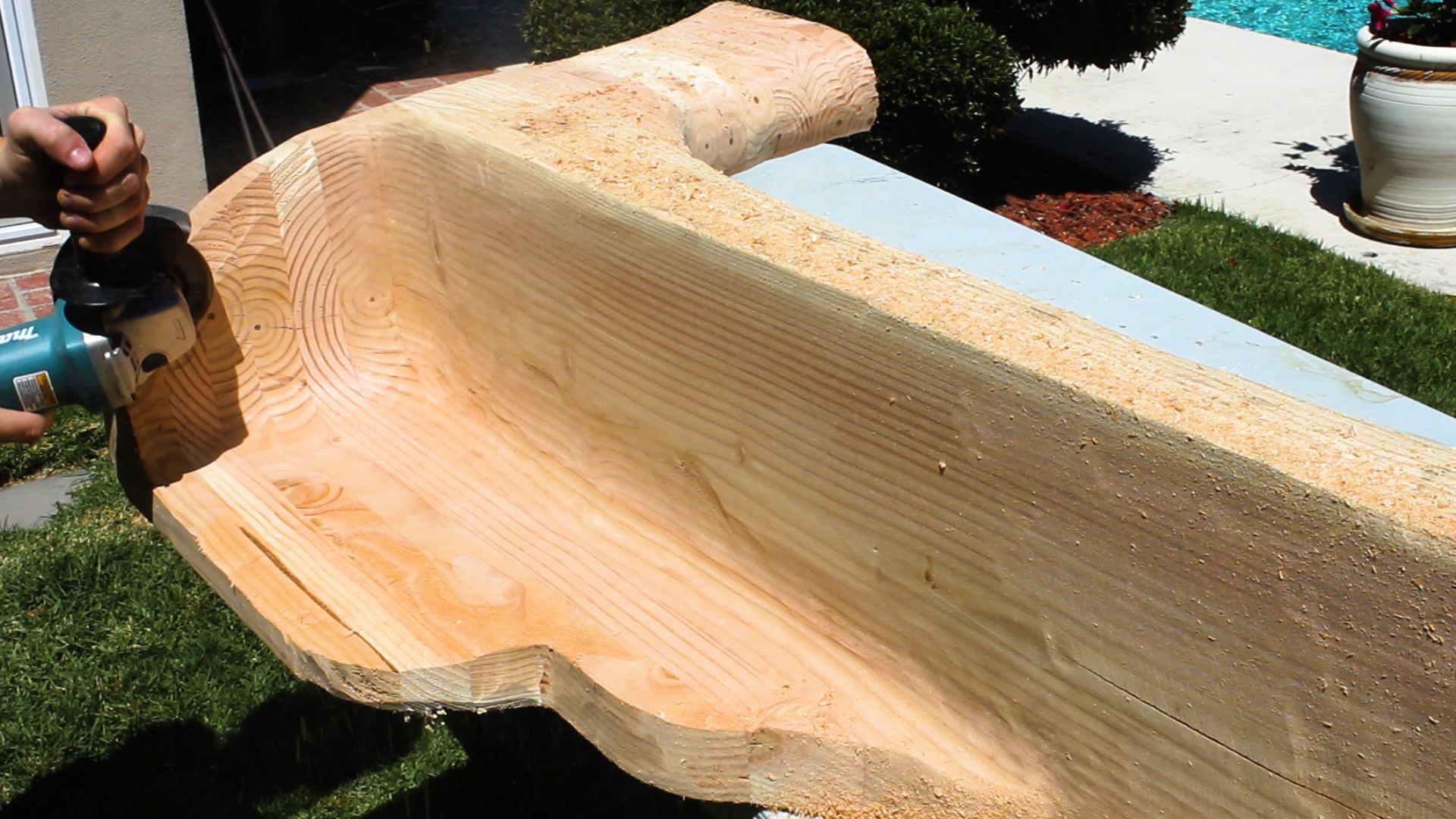 Power-Carved Lounge Bench : 14 Steps (with Pictures) - Instructables