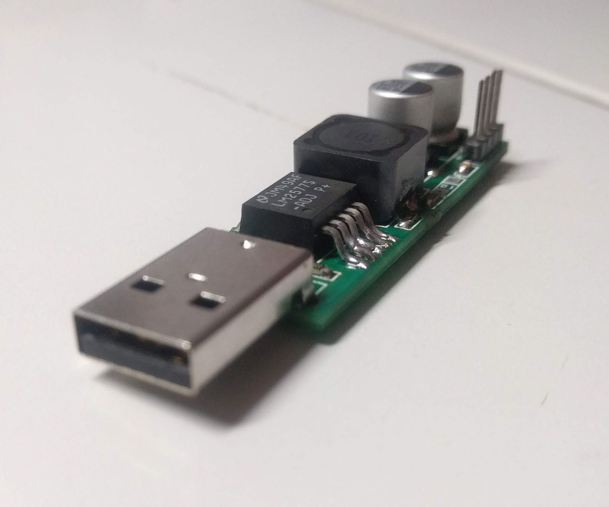 USB TO 12-V CONVERTER (Part-2) : 3 Steps - Instructables