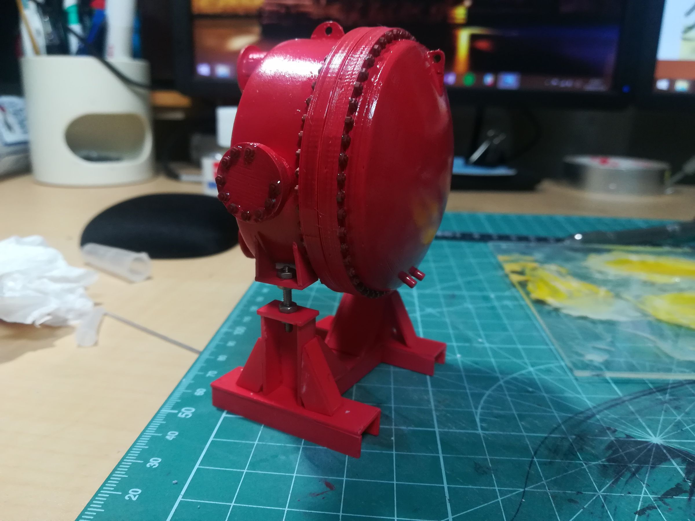 Scale Model of Dynamitron Particle Accelerator : 4 Steps (with Pictures ...