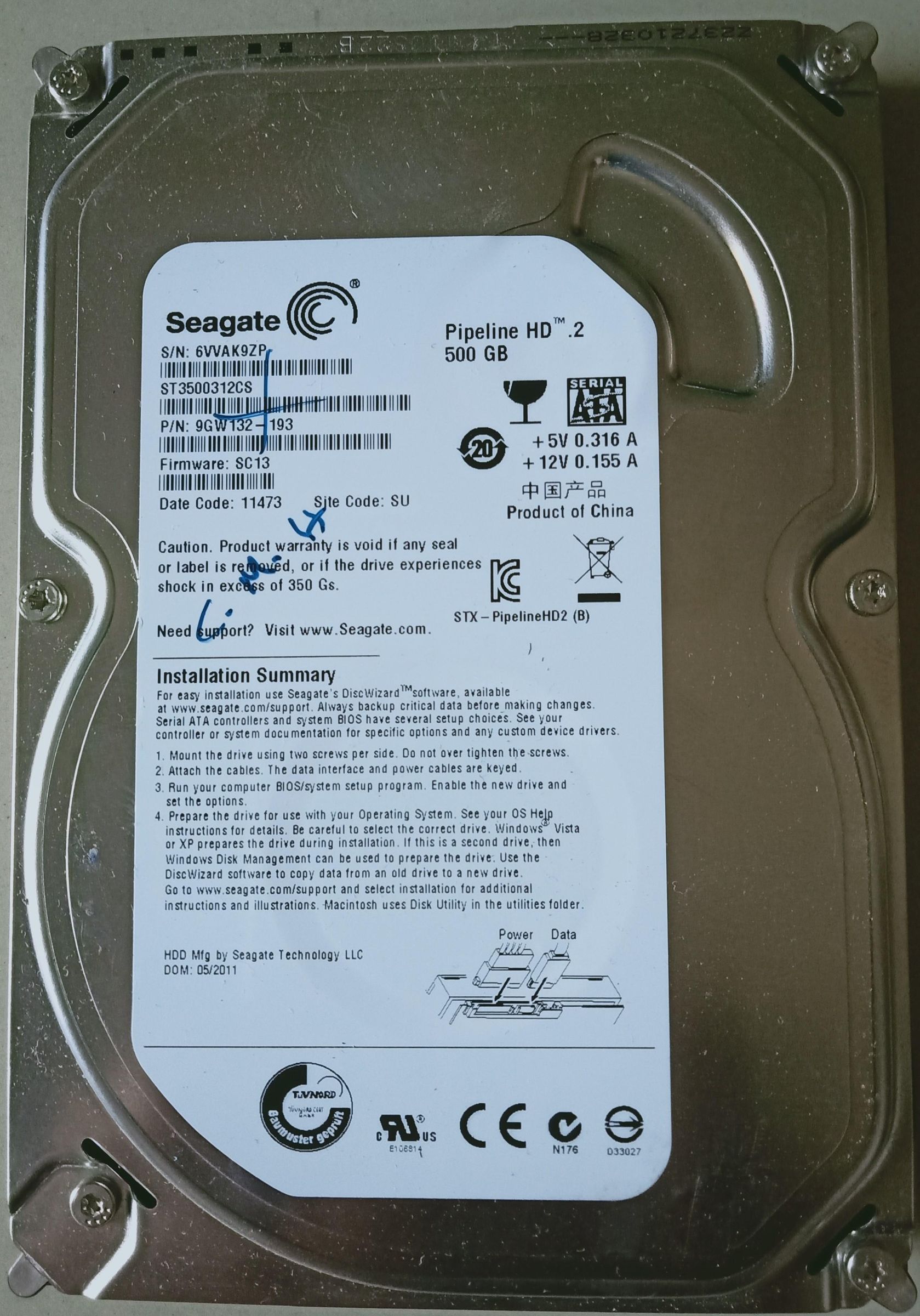 Teardown Seagate SATA Hard Disk Drive : 5 Steps (with Pictures ...