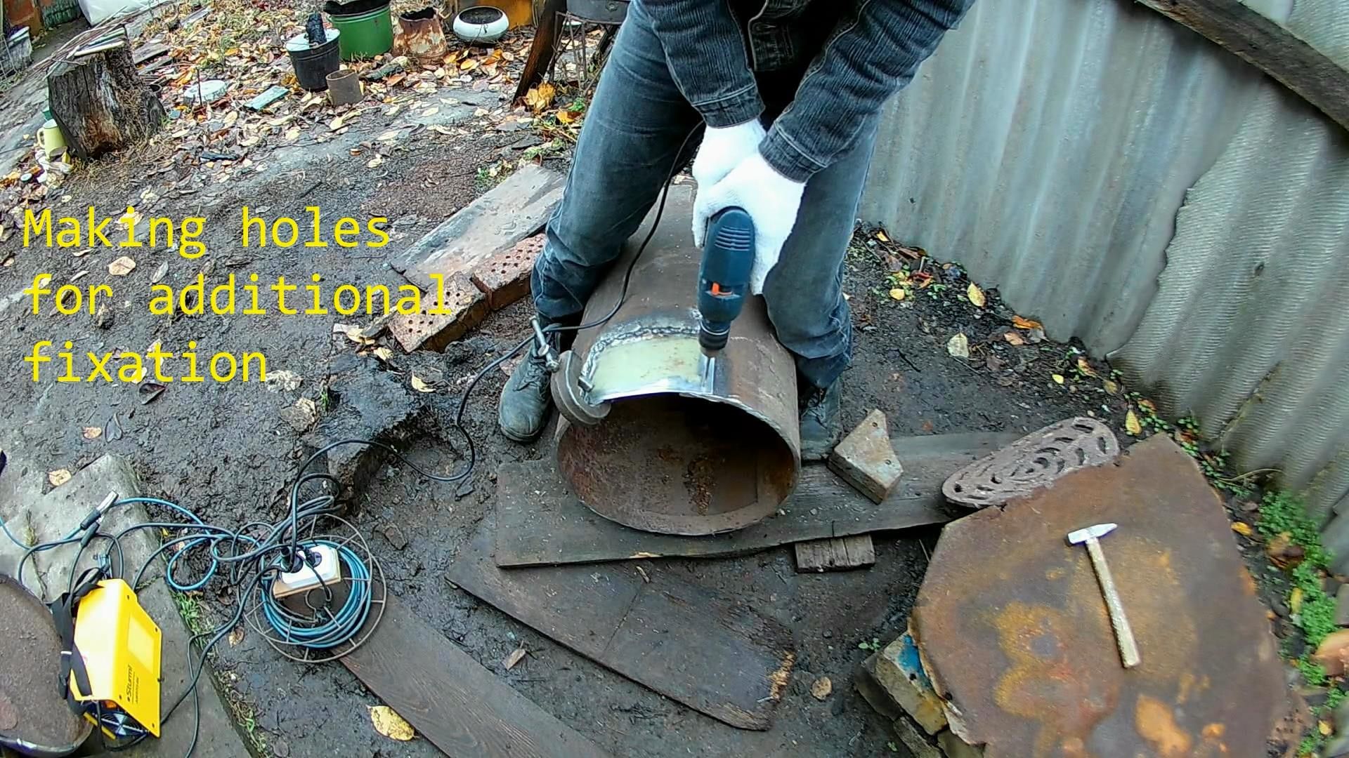 Smelting Furnace. Project "Big Smelter". Making Outer Skin - Part 1 of ...