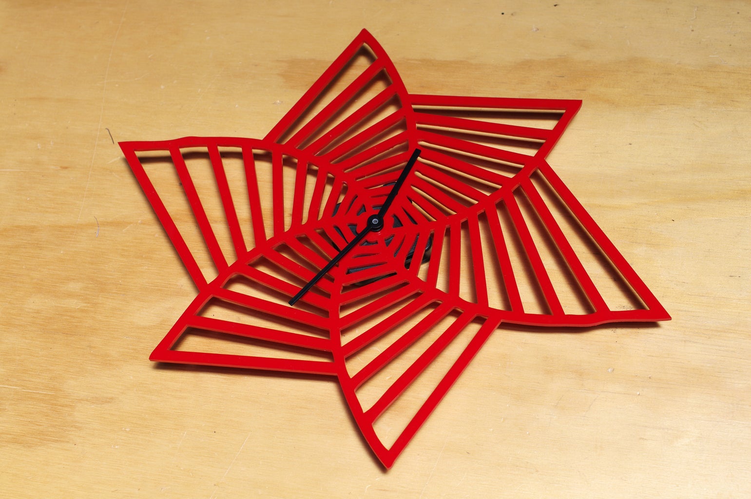 Laser Cut Clock 6 Steps with Pictures Instructables laser-cut-clock-6-steps-with-pictures-instructables