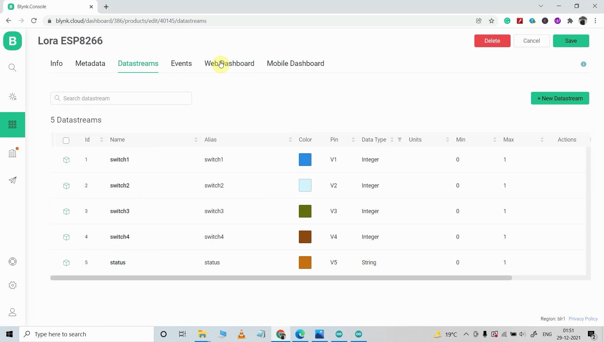 LoRa IoT Project With Arduino ESP8266 Control Relay Using Blynk : 15 ...