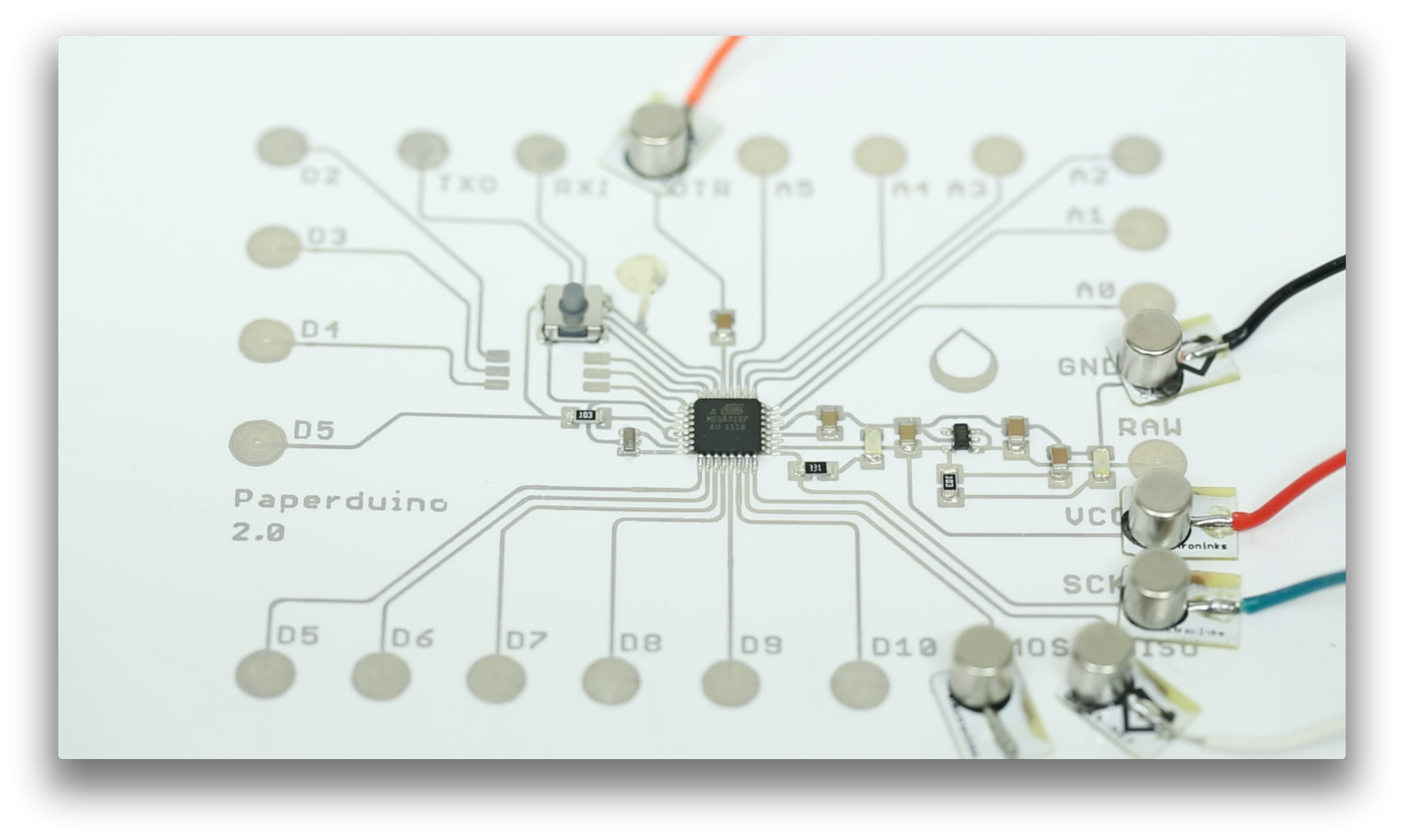 Paperduino 2.0 With Circuit Scribe - Paper Arduino : 7 Steps (with ...