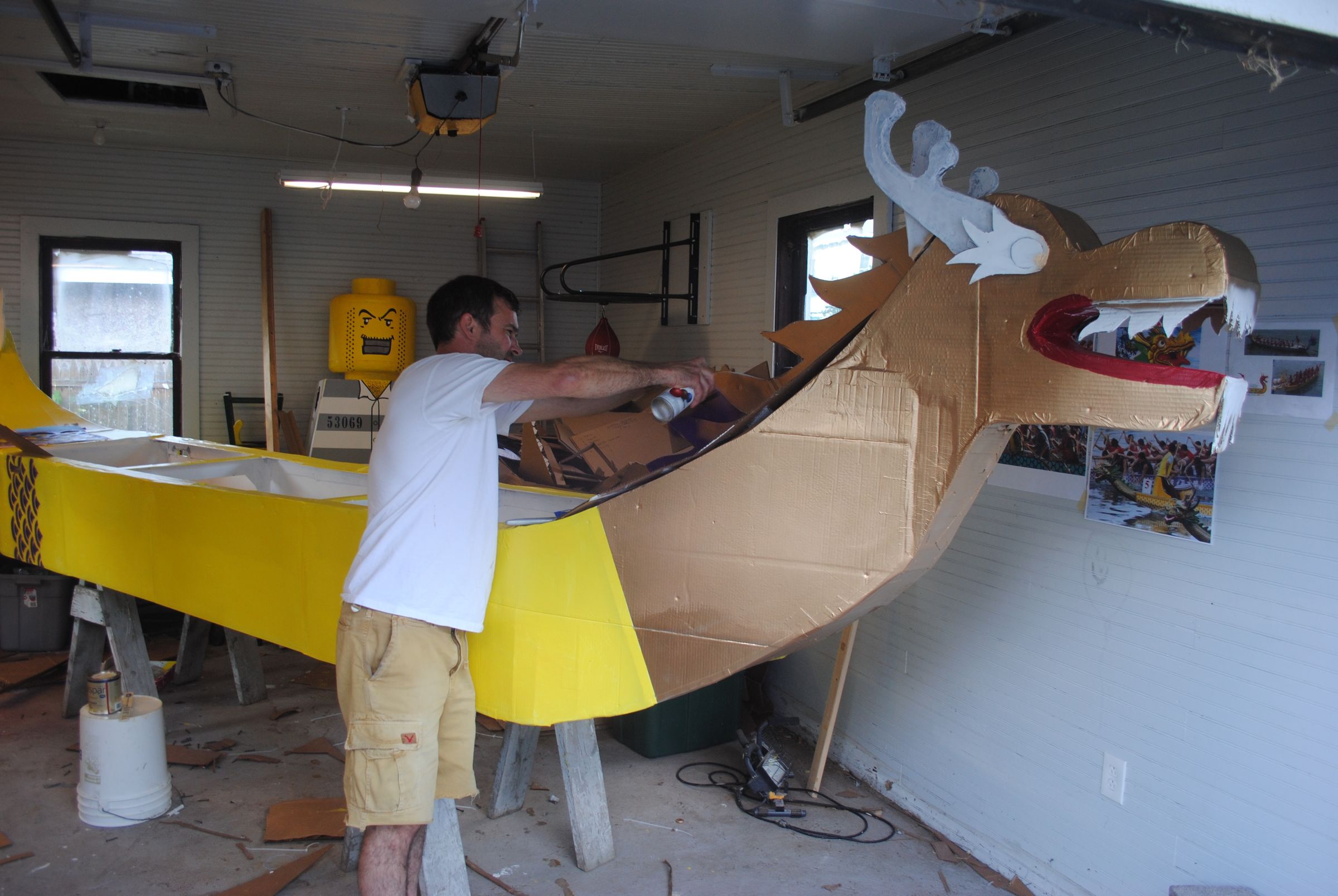 Make a Cardboard Dragon Boat! : 7 Steps (with Pictures) - Instructables