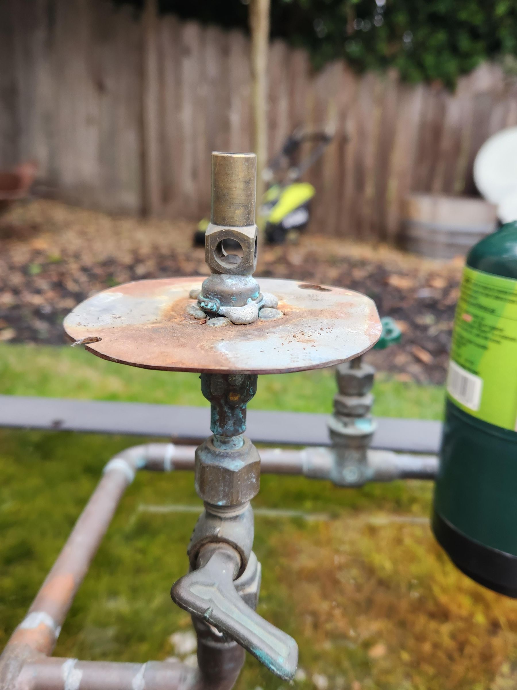 Propane Lamp From Copper Pipe and Other Stuff : 5 Steps - Instructables