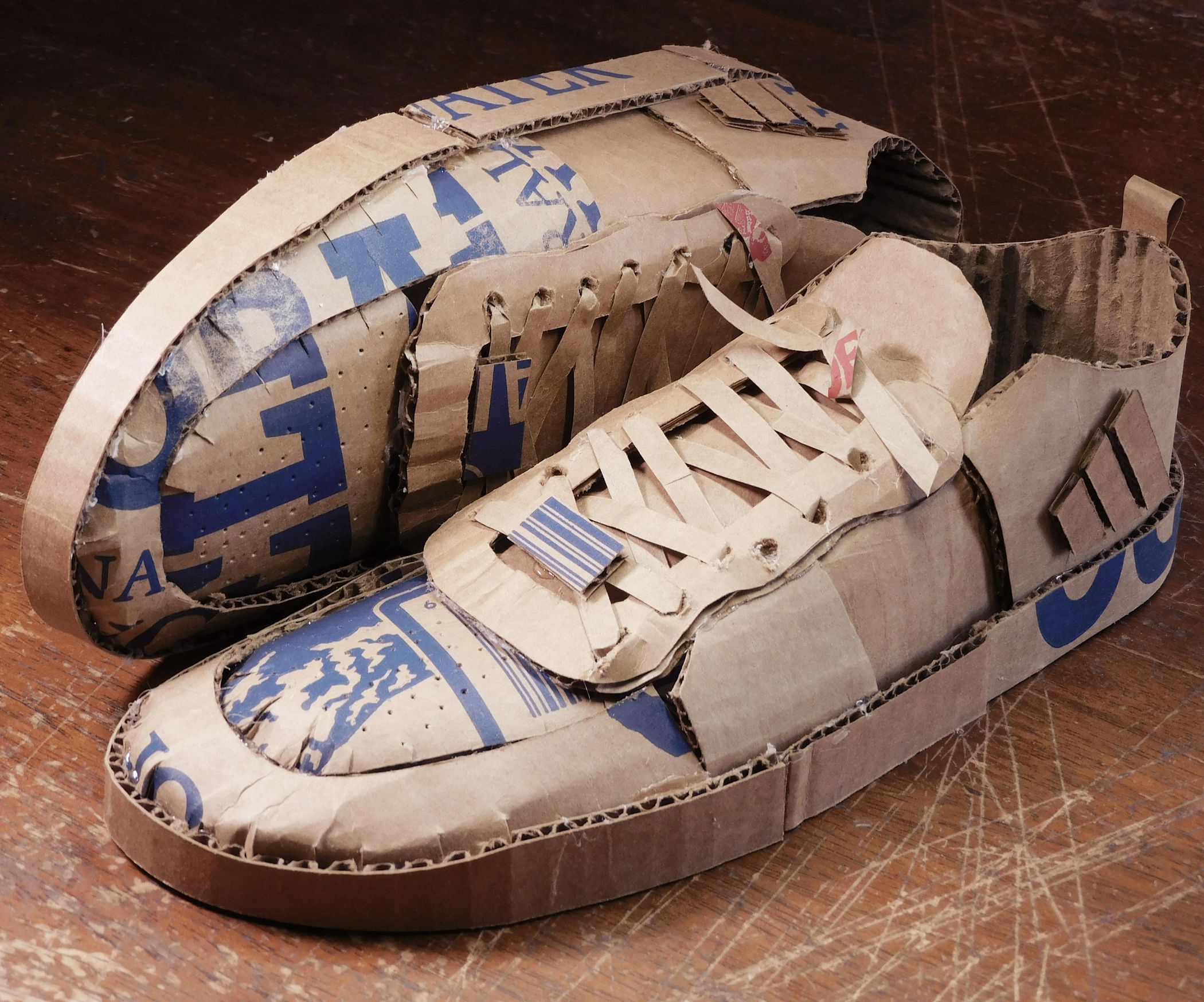 How to Make a Cardboard Shoe Advanced Version!!! : 8 Steps (with ...