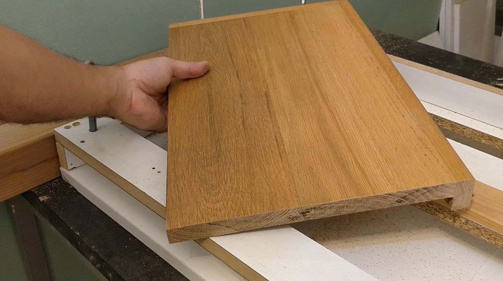 Simple Wooden Stool - My Wife's First Project | Surprise DIY ...